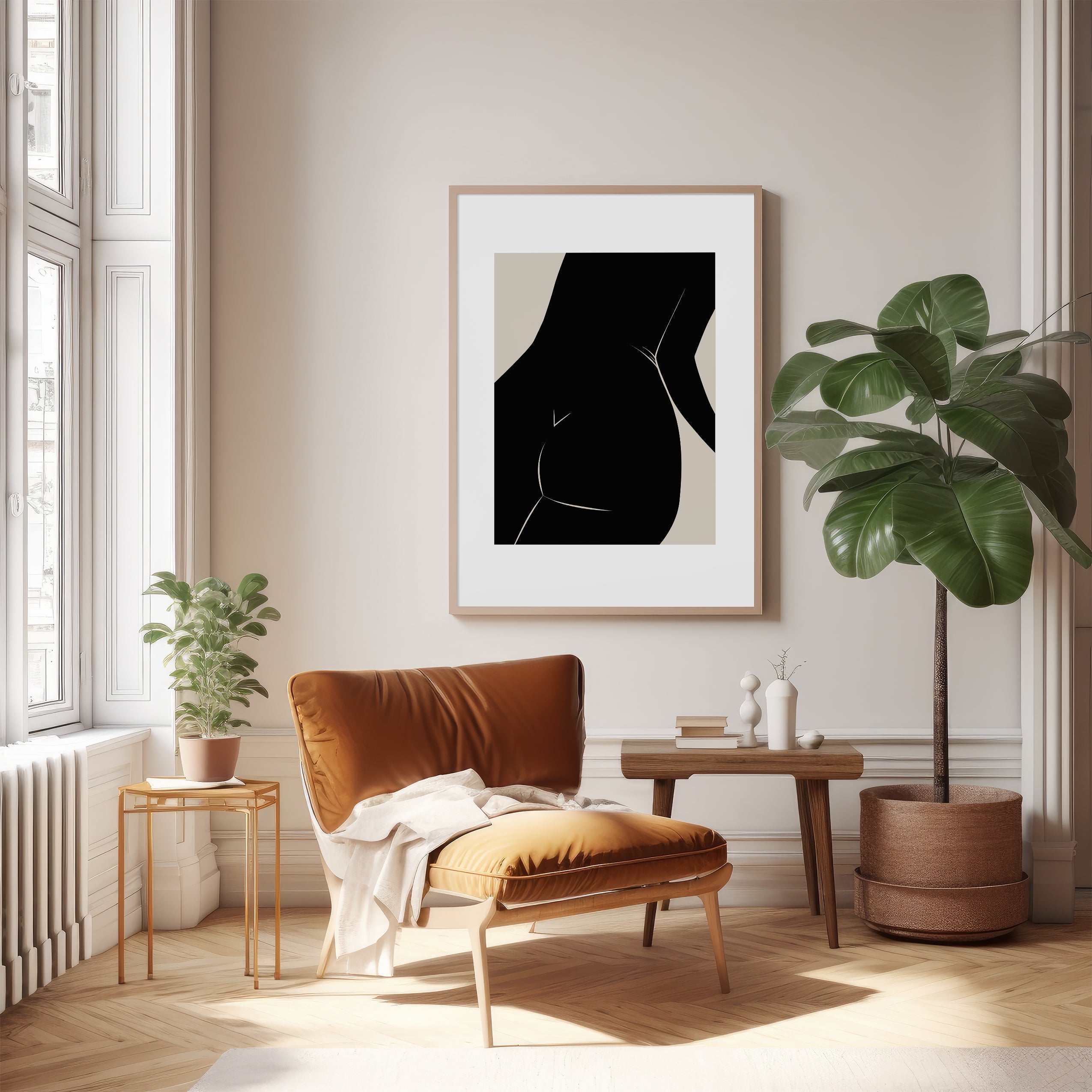 ABSTRACT FIGURE PRINT 2 – alice & silhouettes